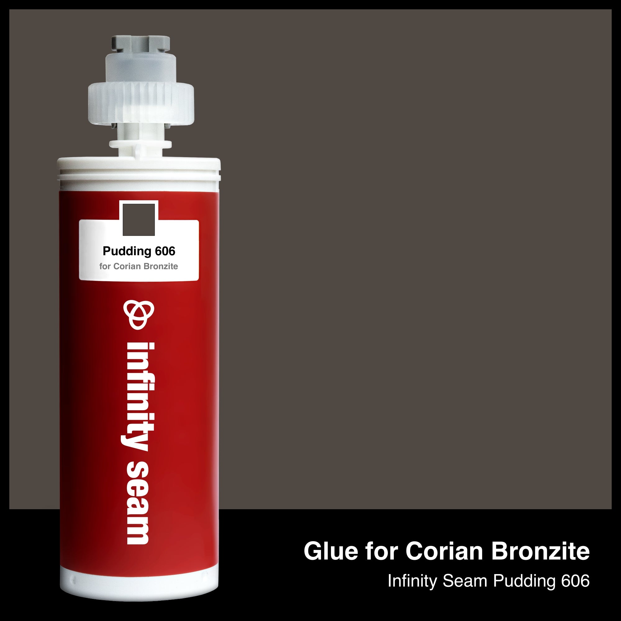 Glue for Corian Bronzite: Infinity Seam Pudding 606