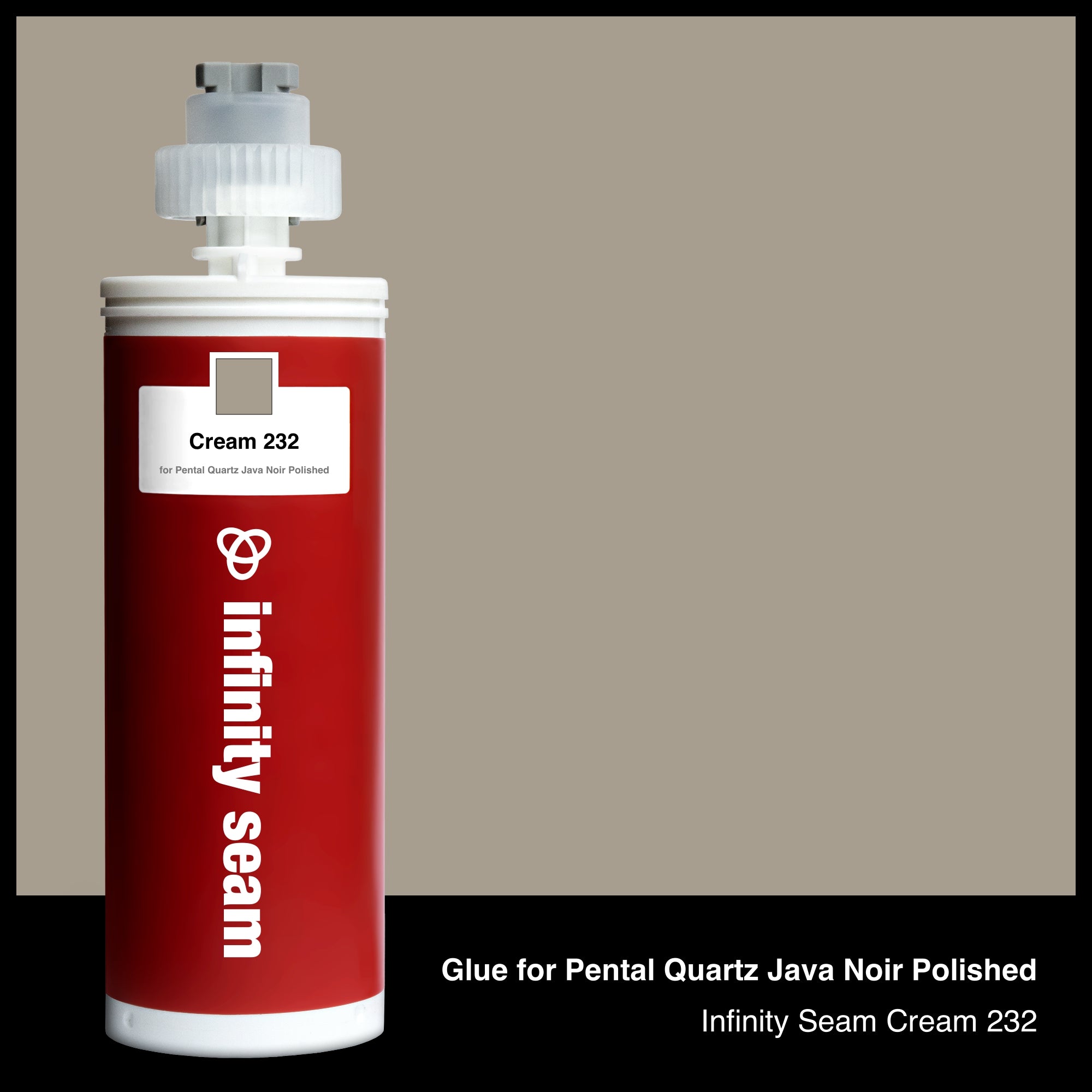 Glue for Pental Quartz Java Noir Polished: Infinity Seam Cream 232